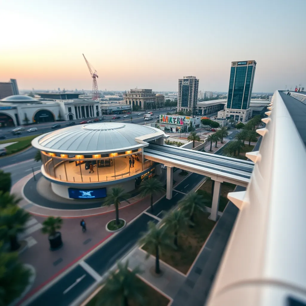 Exploring Nakheel Mall Metro Station's Impact on Dubai